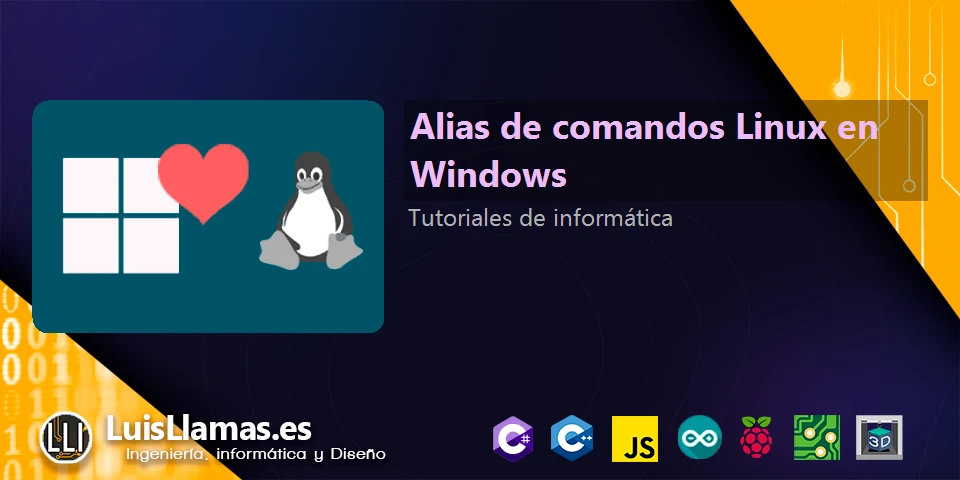 Alias de comandos Linux en Windows