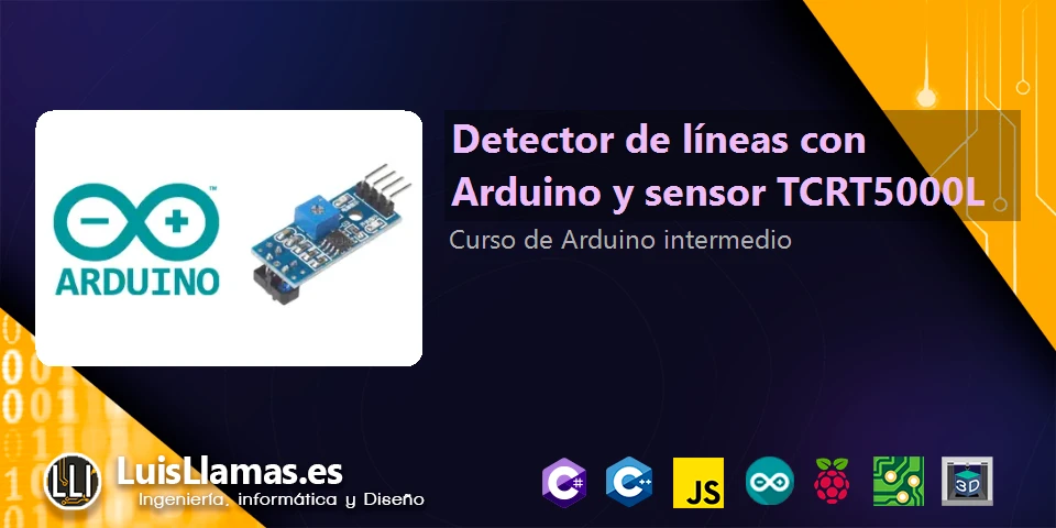 Detector de líneas con Arduino y sensor TCRT5000L