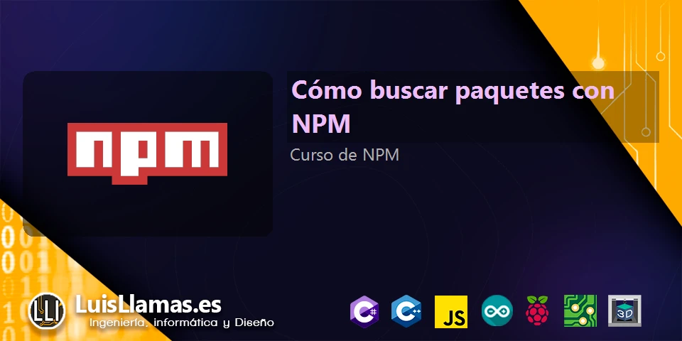How to search for packages with NPM