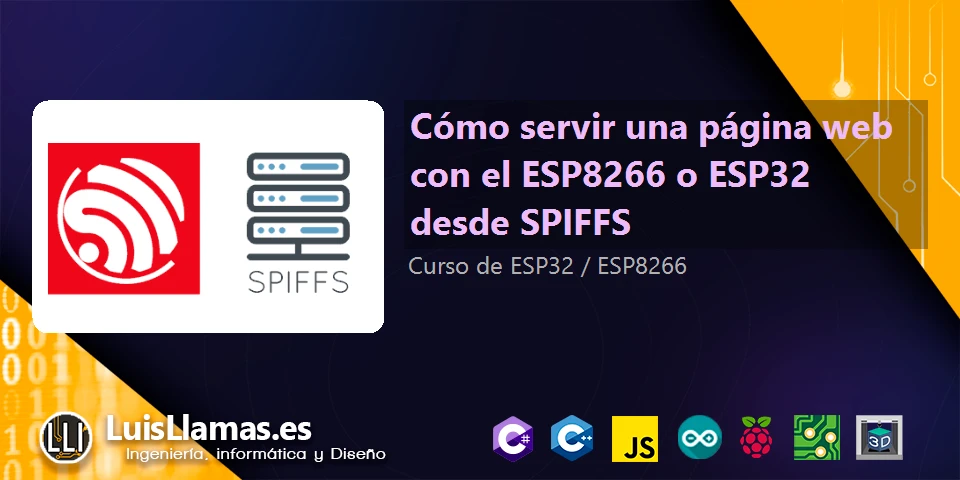 How to serve a web page with ESP8266 or ESP32 from SPIFFS