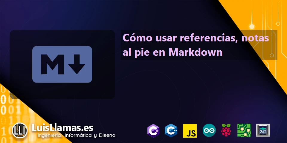How to use references, footnotes in Markdown