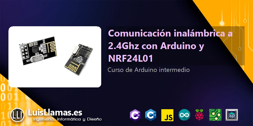 Comunicación inalámbrica a 2.4Ghz con Arduino y NRF24L01