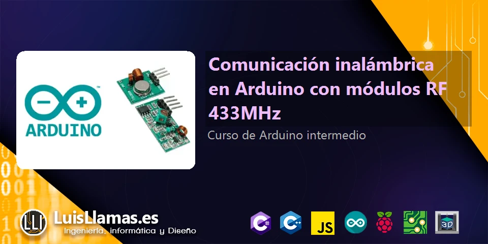 Comunicación inalámbrica en Arduino con módulos RF 433MHz