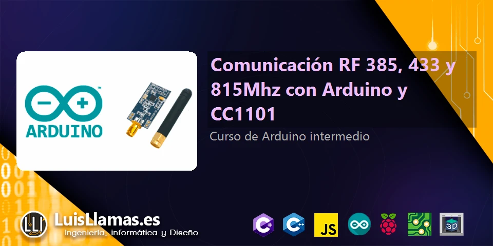 RF Communication 385, 433, and 815Mhz with Arduino and CC1101