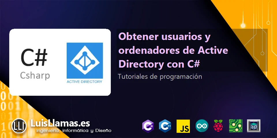 Obtener usuarios y ordenadores de Active Directory con C#
