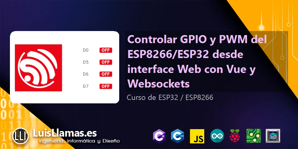 Control Gpio And Pwm Of Esp8266esp32 From Web Interface With Vue And Websockets 4281