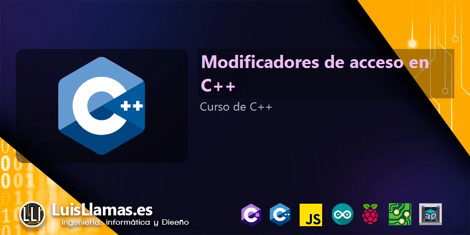 Modificadores de acceso en C++