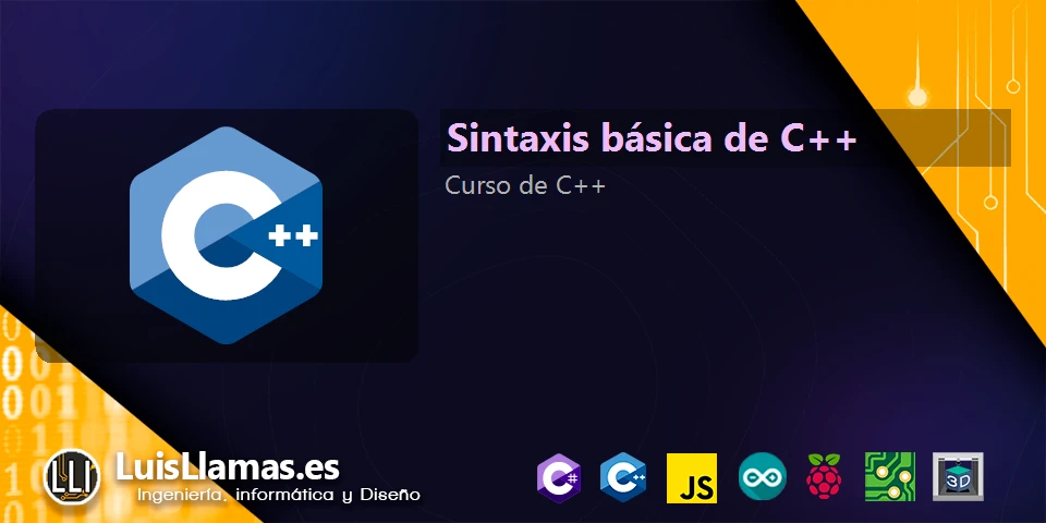 Sintaxis básica de C++