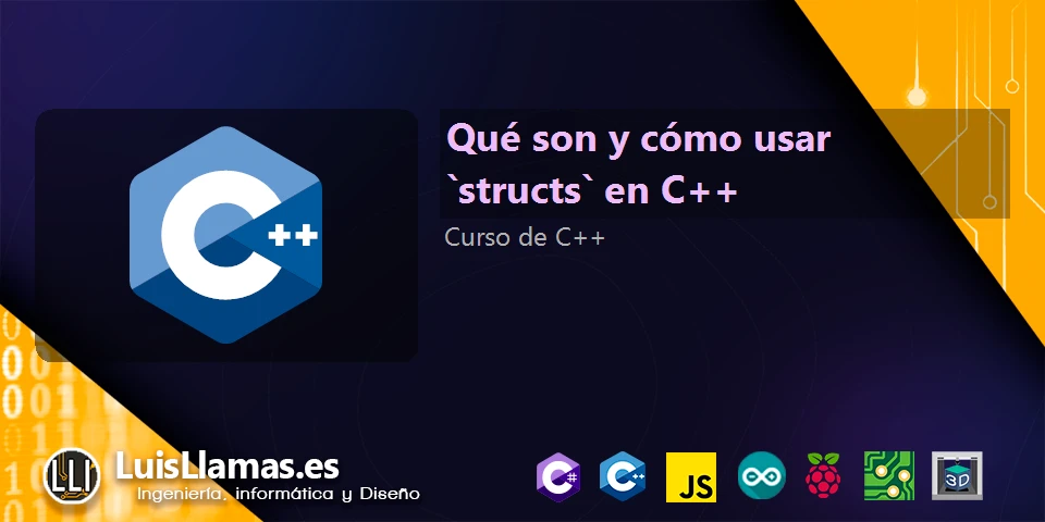 Qué son y cómo usar `structs` en C++