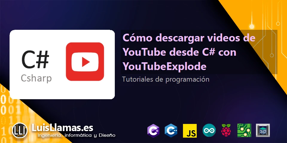 How to download YouTube videos from C# with YouTubeExplode