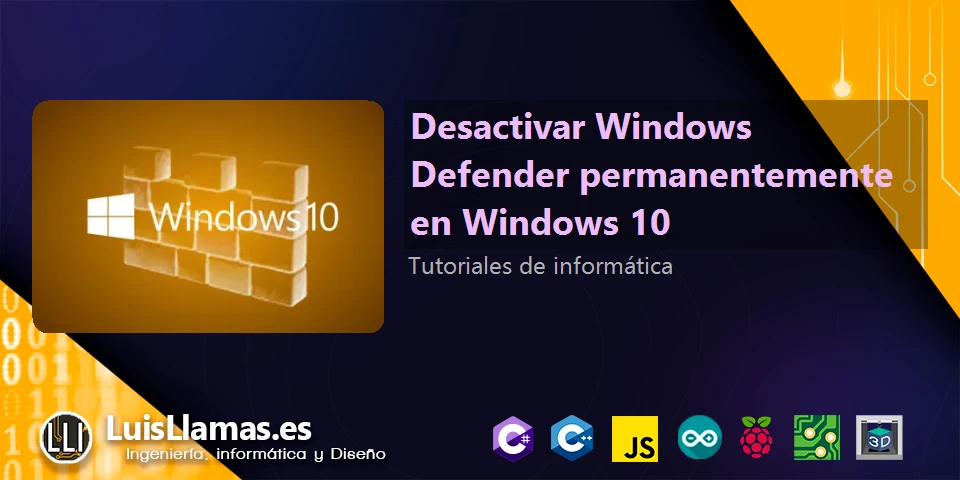 Desactivar Windows Defender