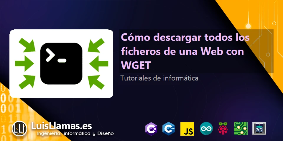 Cómo descargar todos los ficheros de una Web con WGET