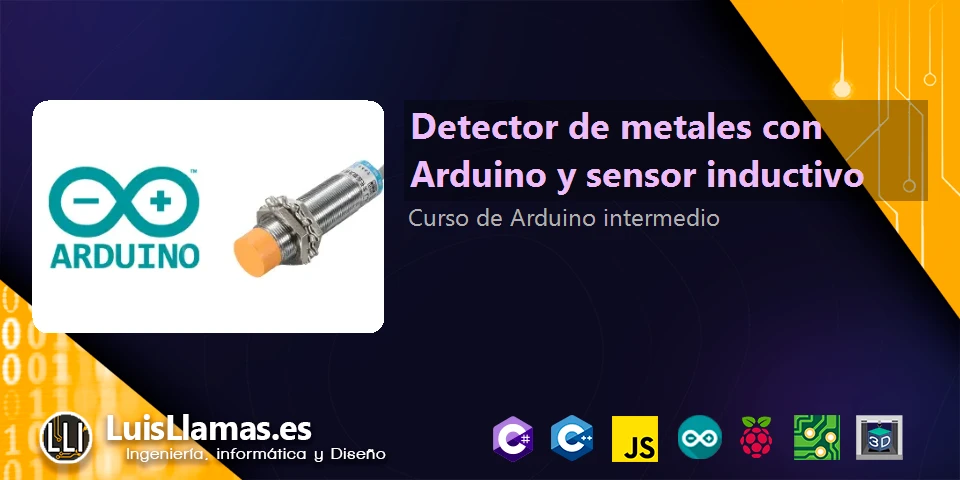 Detector de metales con Arduino y sensor inductivo