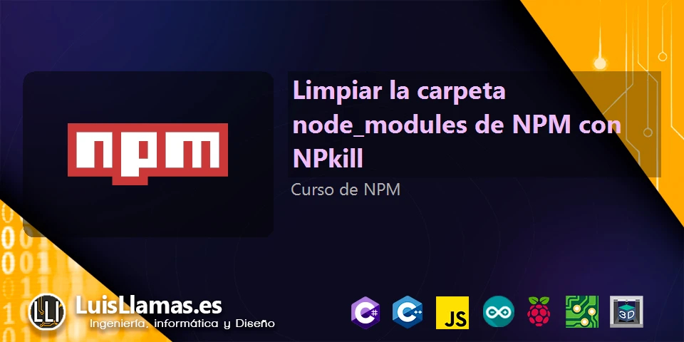 Clean the node_modules folder of NPM with NPkill Clean the node_modules folder of NPM with NPkill