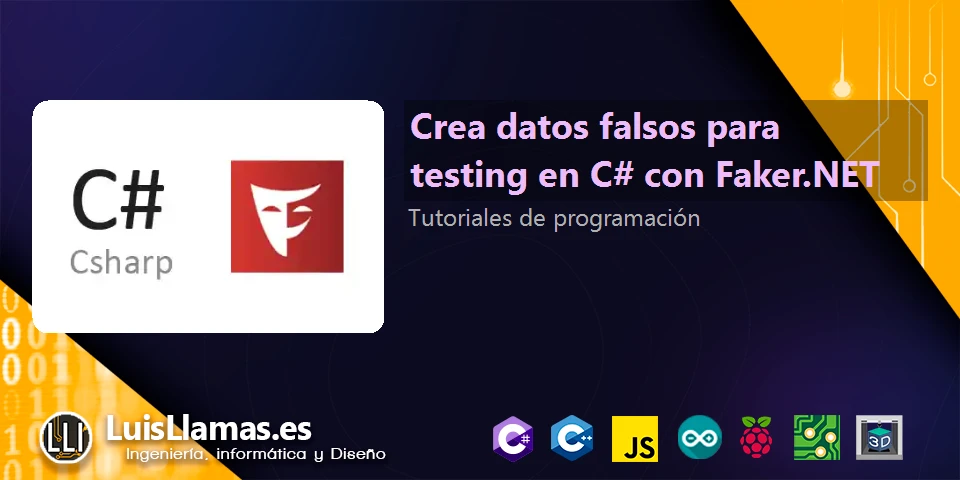 Generate fake testing data in C# with Faker.NET