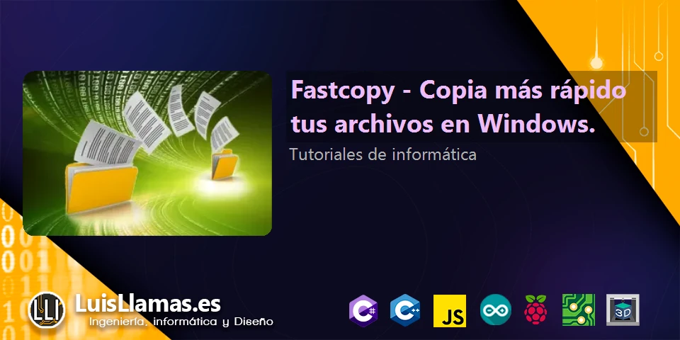 Fastcopy - Copy your files faster on Windows.