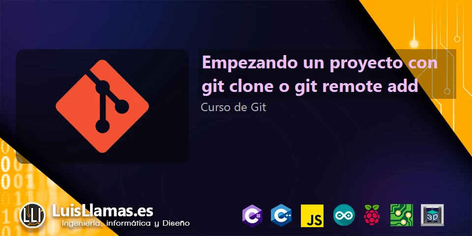 Empezando un proyecto con git clone o git remote add