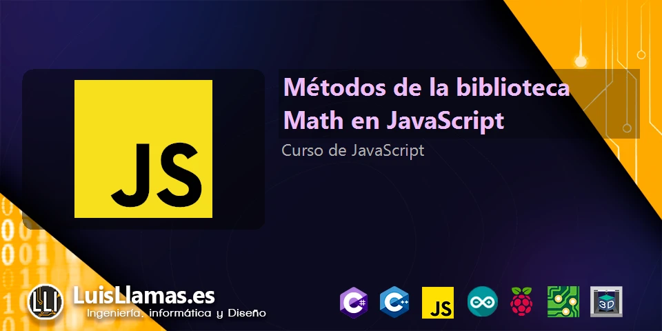 Métodos de la biblioteca Math en JavaScript