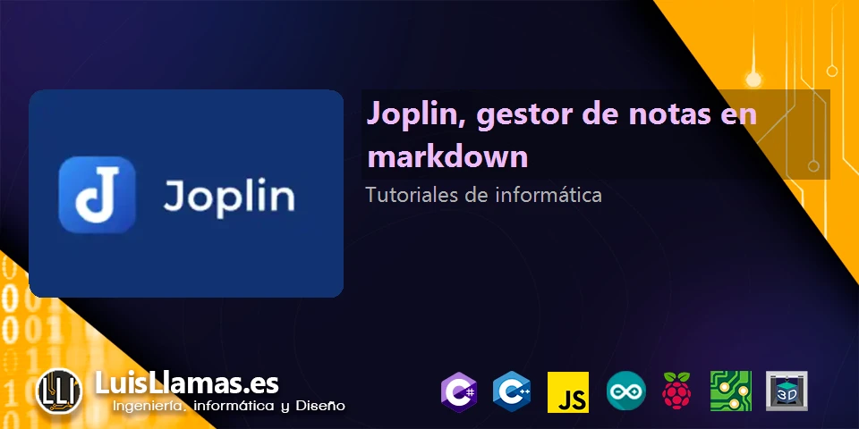 Joplin, markdown note manager