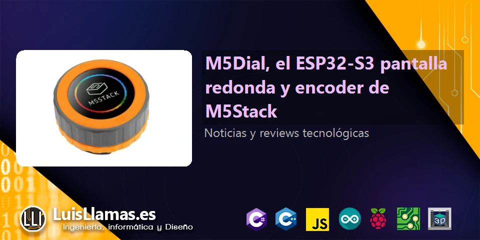 M5Dial, the M5Stack ESP32-S3 round screen and encoder