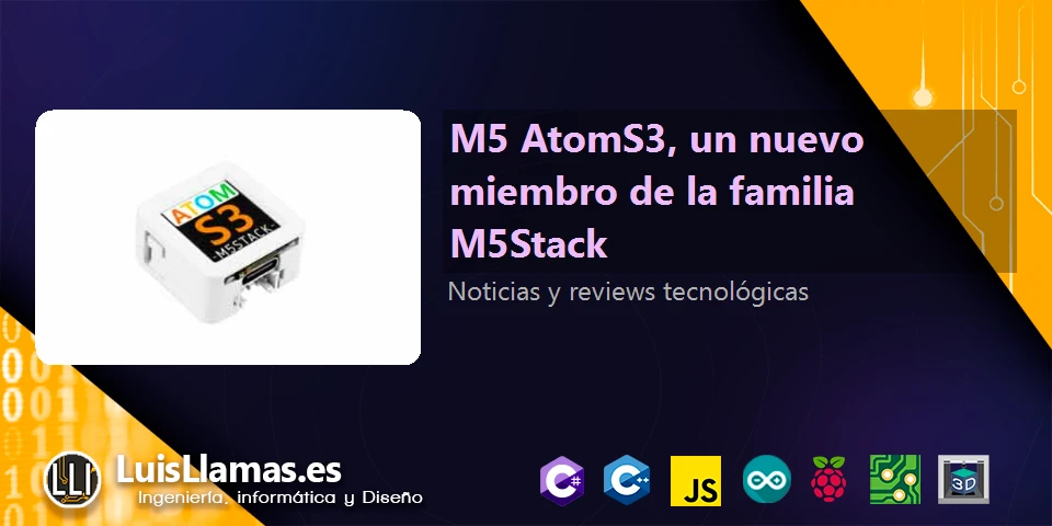 M5 AtomS3, un nuevo miembro de la familia M5Stack