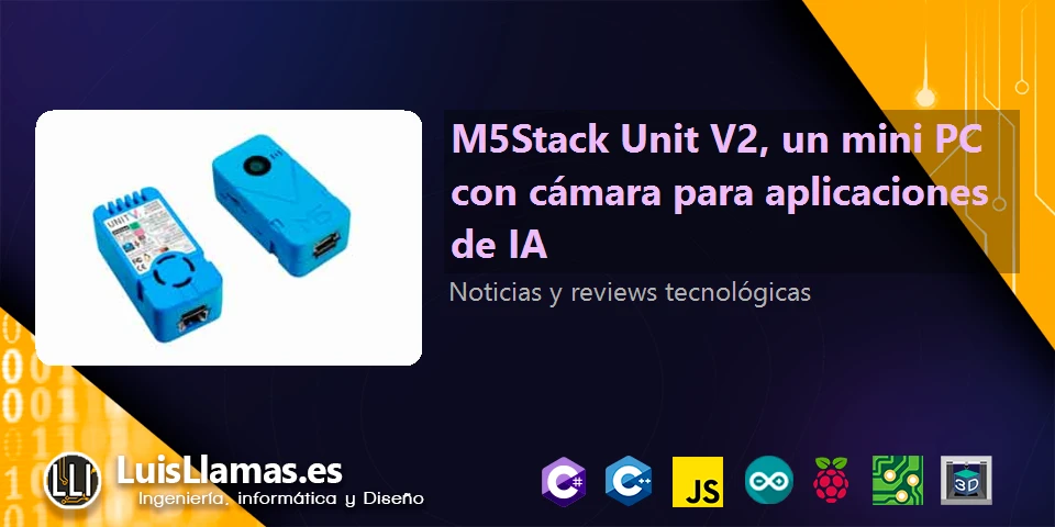 M5Stack Unit V2, a mini PC with a camera for AI applications