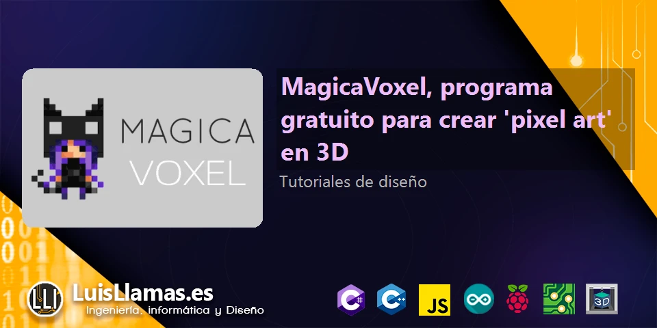 MagicaVoxel, free program for creating 3D 'pixel art'