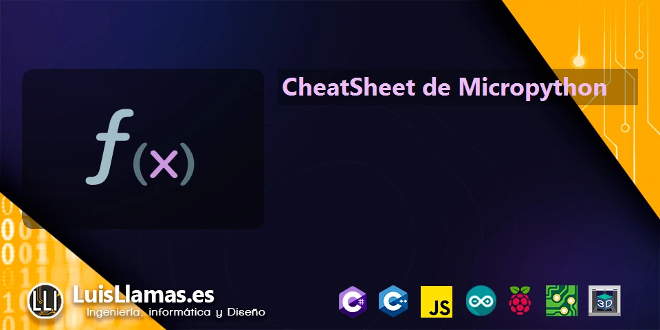 Micropython CheatSheet