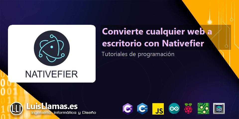 Convert any website to a desktop app with Nativefier