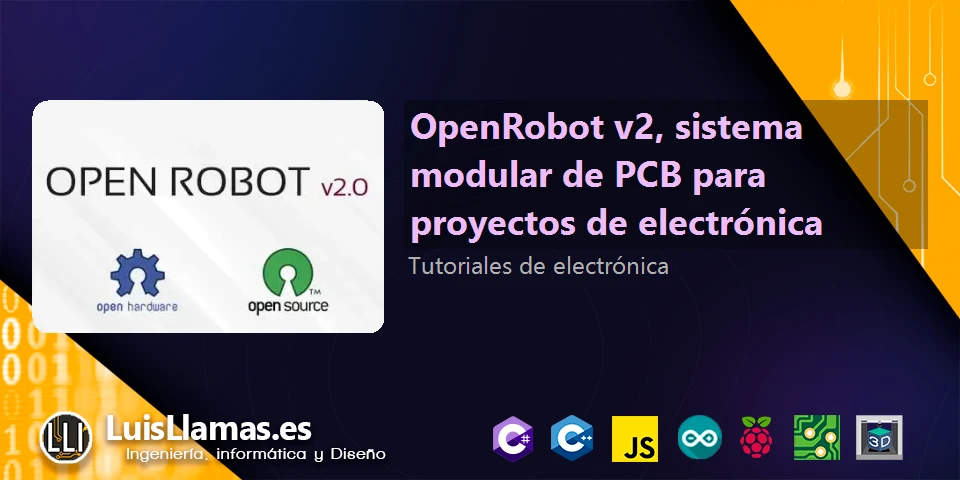 OpenRobot v2, modular PCB system for electronics projects
