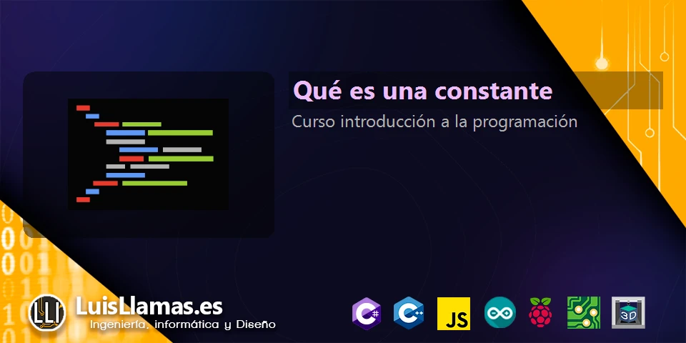 Qué es una constante