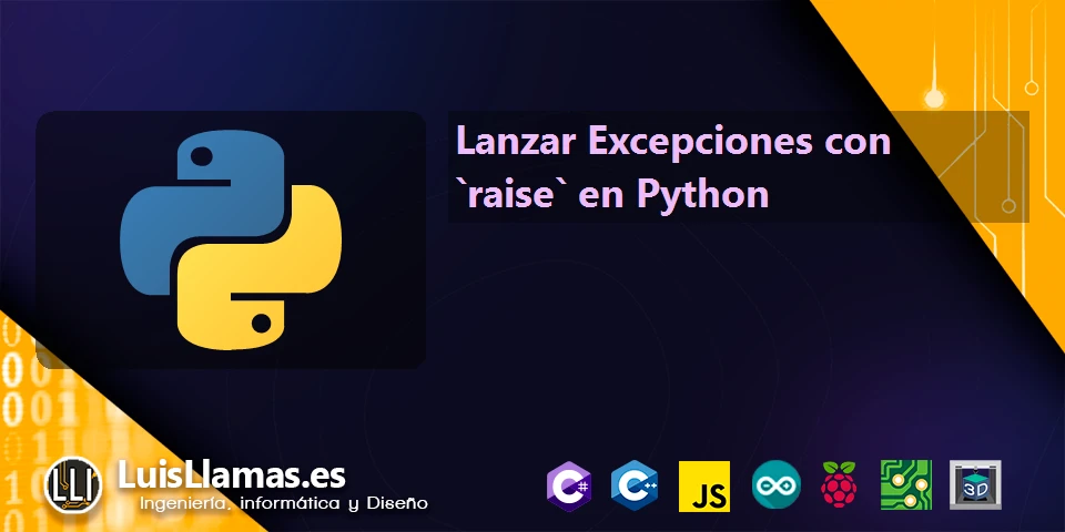 Raising Exceptions with `raise` in Python Raising Exceptions with `raise` in Python
