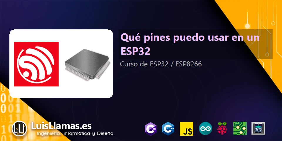 Qué pines puedo usar en un ESP32
