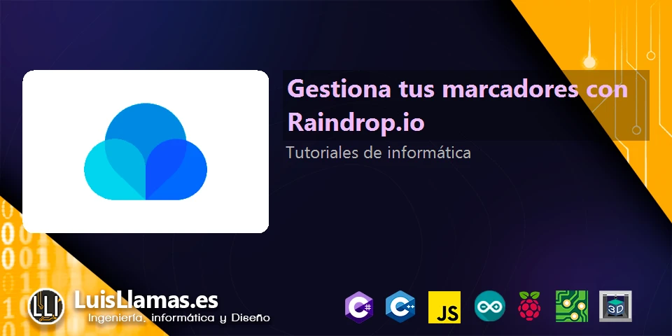 Manage your bookmarks with Raindrop.io
