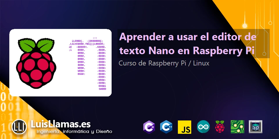 Aprender a usar el editor de texto Nano en Raspberry Pi