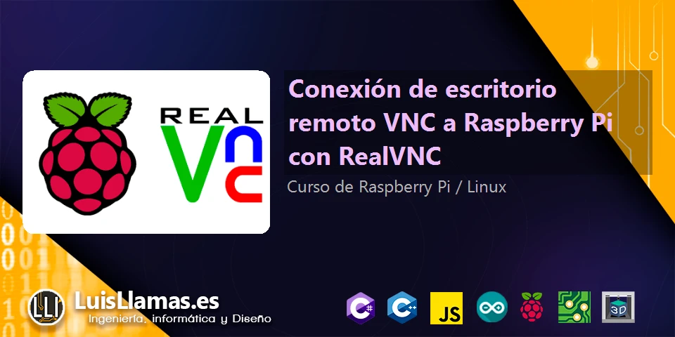 Conexión de escritorio remoto VNC a Raspberry Pi con RealVNC