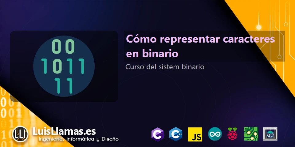 How to represent characters in binary