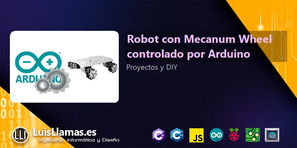 Robot with Mecanum Wheel controlled by Arduino