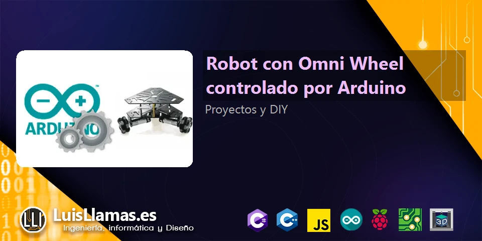 Robot with Omni Wheel controlled by Arduino