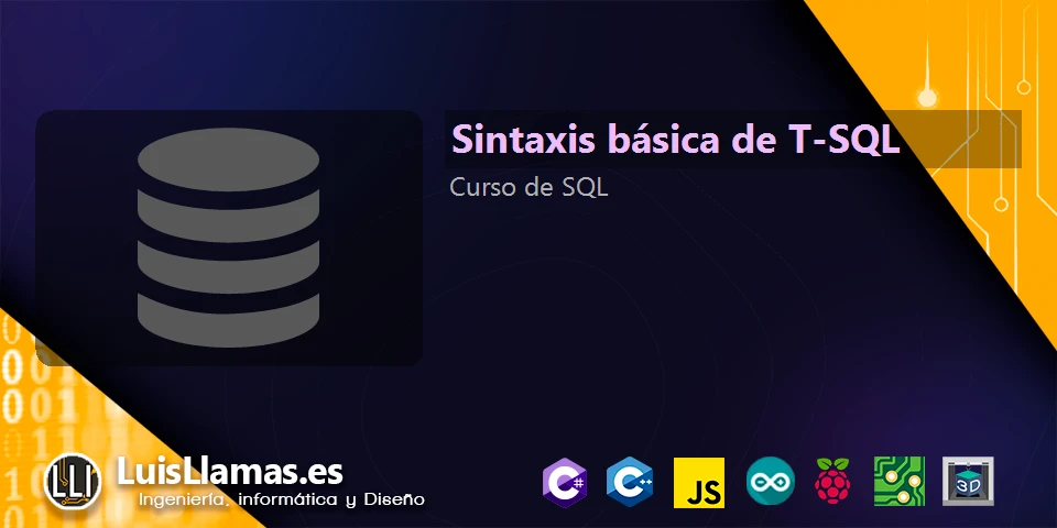 Sintaxis básica de T-SQL