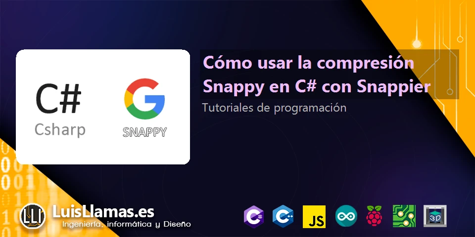 How to use Snappy compression in C# with Snappier