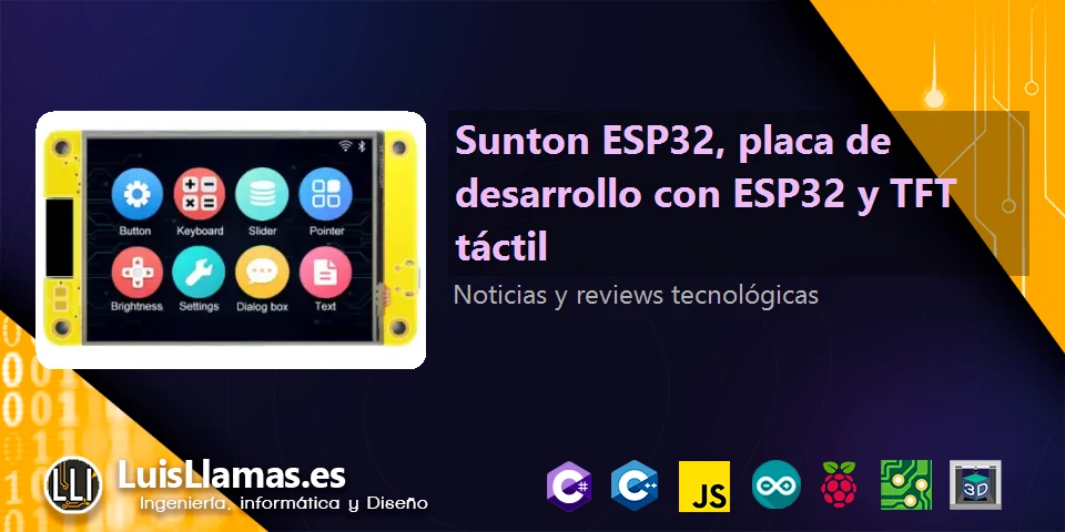 Sunton ESP32, ESP32 Development Board with TFT Touchscreen