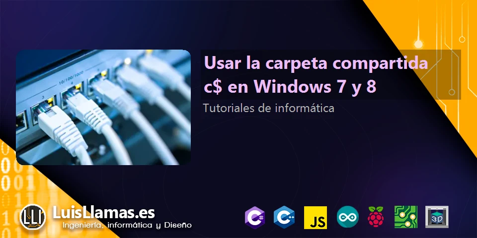 Using the shared folder c$ in Windows 7 and 8