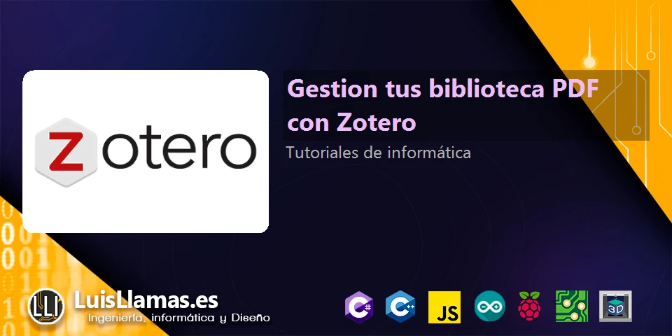 Manage your PDF library with Zotero